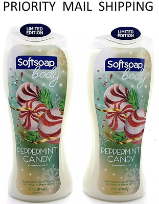 (2 Pack) Softsoap - Body Wash - PEPPERMINT CANDY Cane - 20 oz | eBay