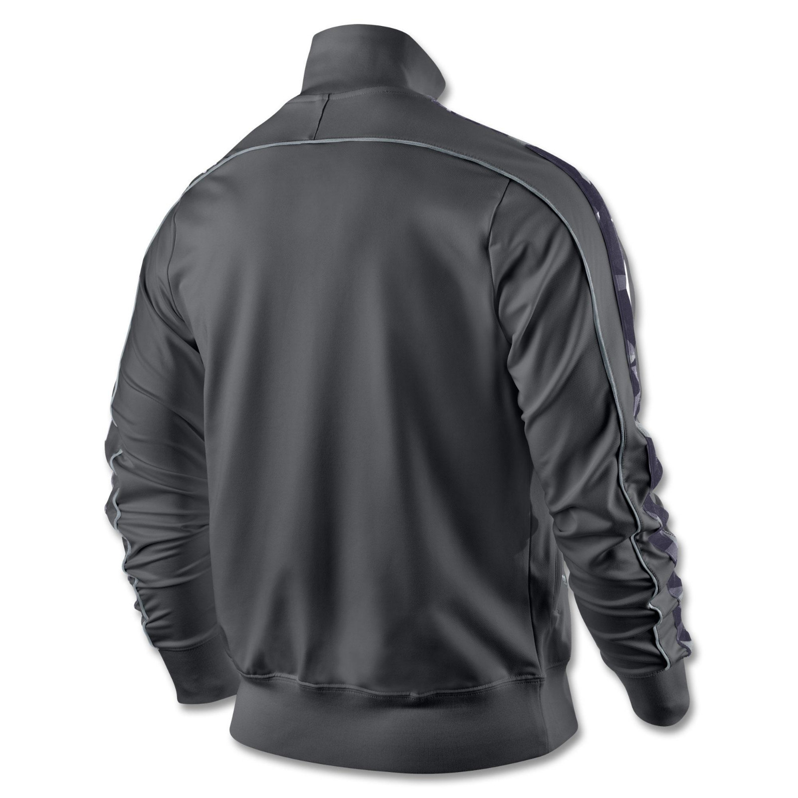 Nike Men's Rafa Tennis Charcoal Dri-Fit Zip-Up Long Sleeve Jacket ...