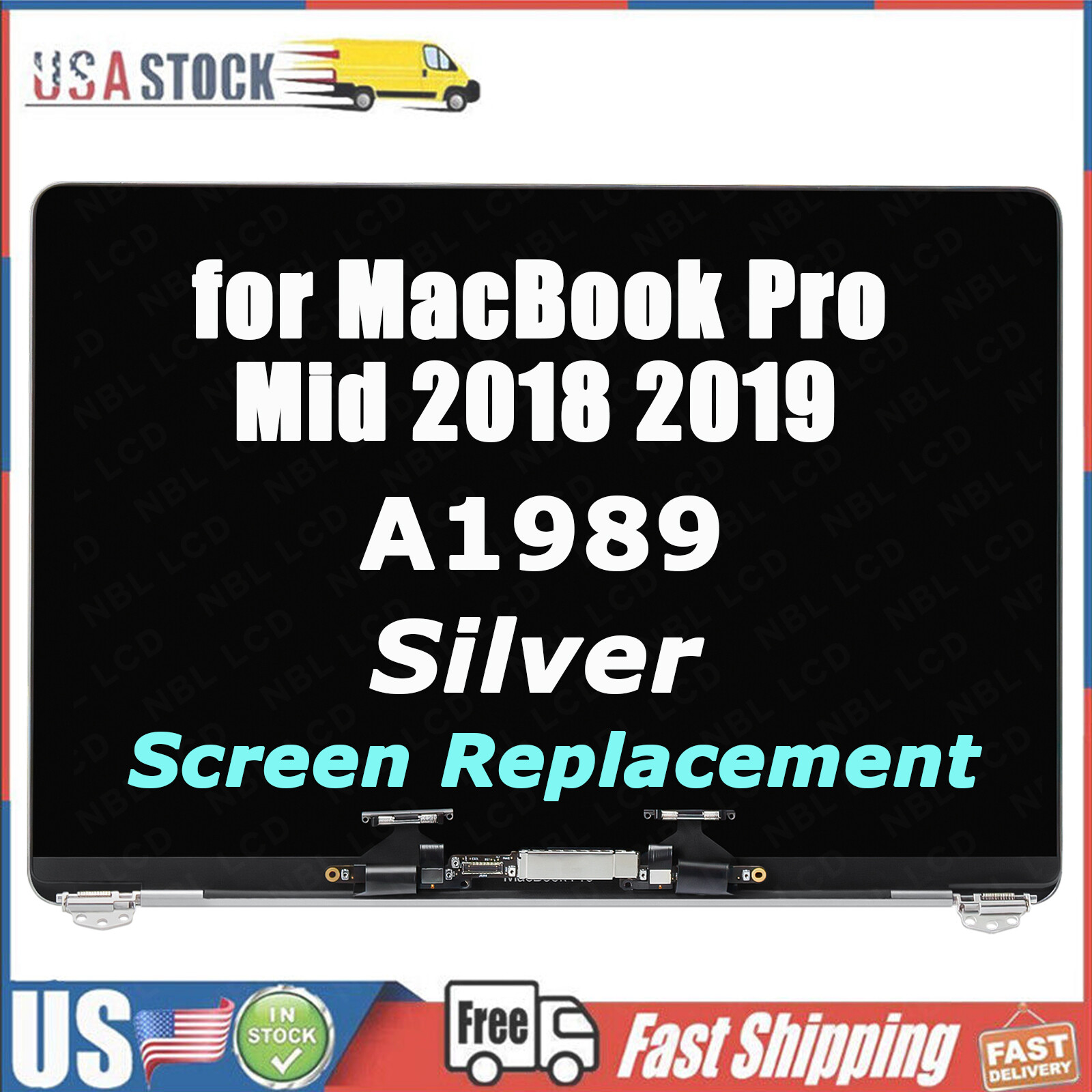 A+ NEW For Apple MacBook Pro A1989 A2159 A2289 A2251 LCD Screen Display ...