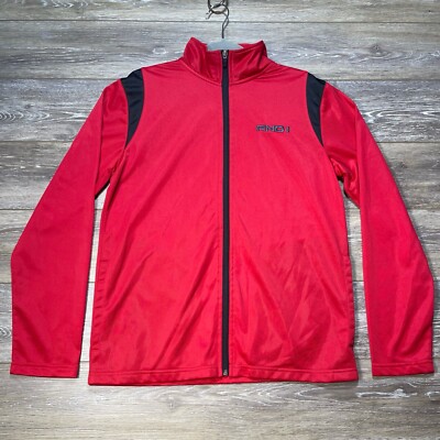 AND1 Sweatshirt Size Small Track Jacket Red, Full Zip, Logo, Basketball ...
