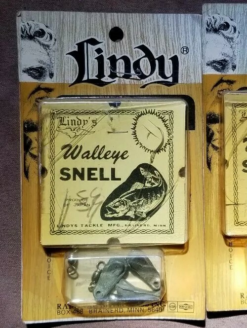 Vintage Lindy Walleye Snell Fishing Lures Pack Of 3 | eBay