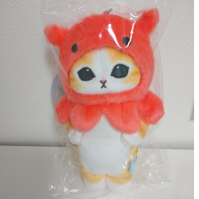 Mofusand Sea Creature Octopus Cat Mendako Nyan Mascot Plush Toy Red ...