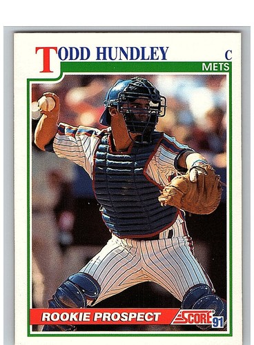 1991 Score Baseball Card Single - #340 Todd Hundley | eBay