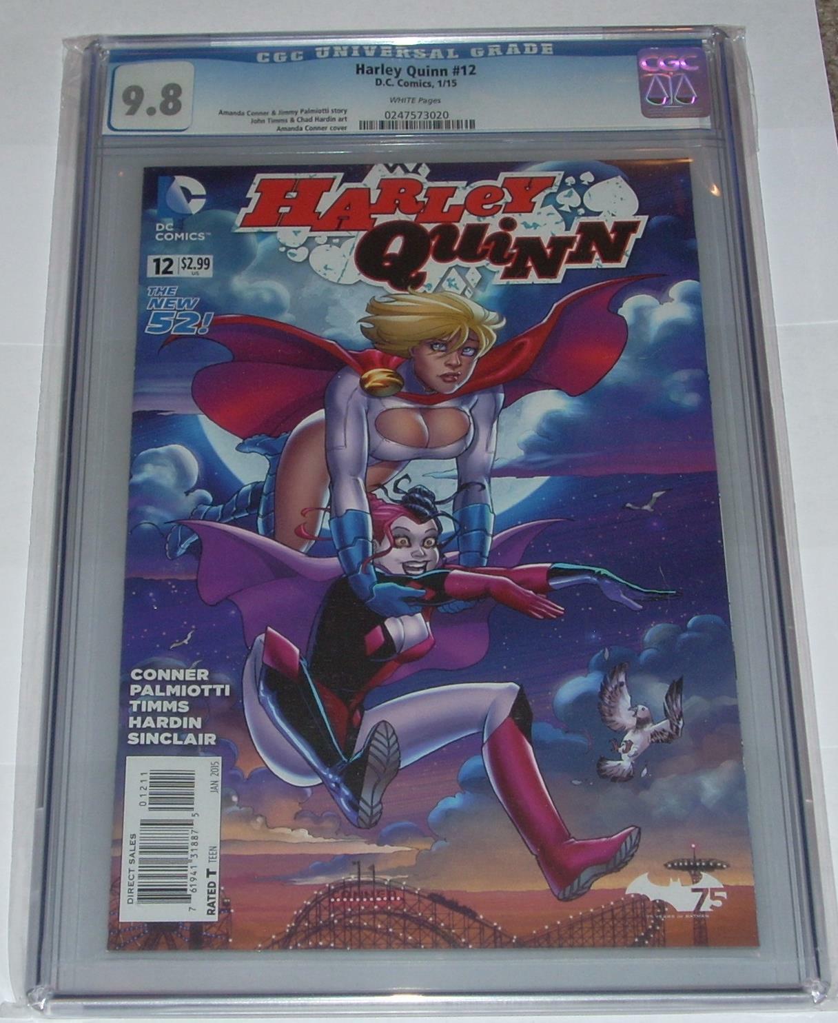 DC Harley Quinn 12 CGC 9.8 Amanda Conner Cover Power Girl New 52 | eBay