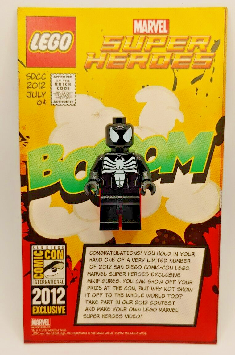 Comic Con De Spiderman Negro Lego LEGO SDCC Comic Con Black Spider Man