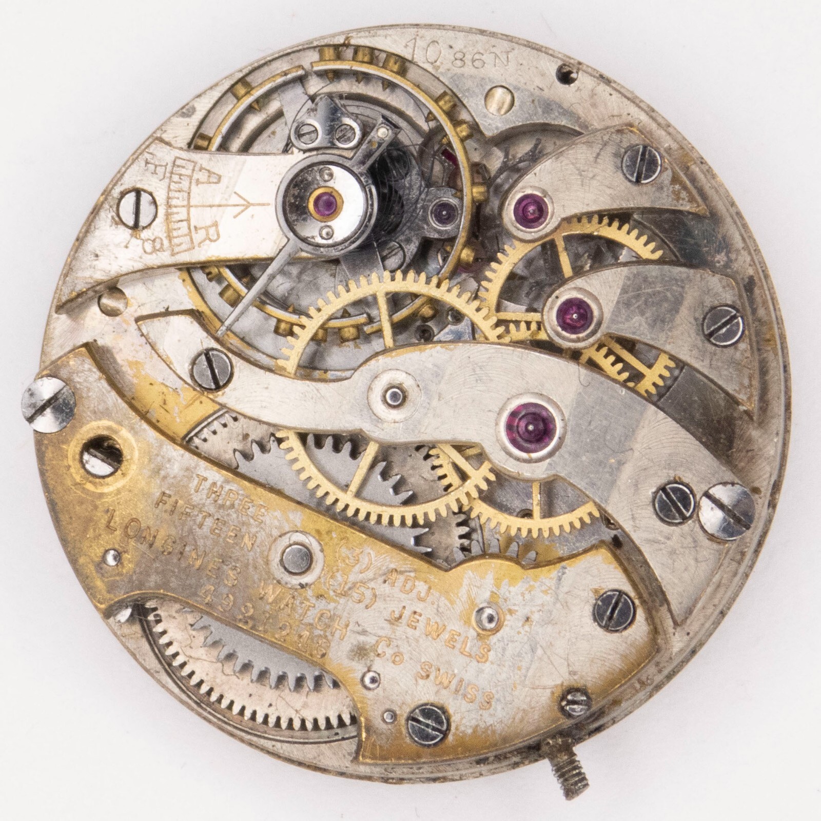 Vintage Longines Caliber 10.86N 15-Jewel Wristwatch Movement, Parts | eBay