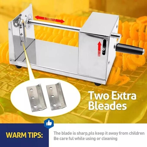 Spiral Potato Slicer Chipper Potato Chips Cutter Machine Tornado ...