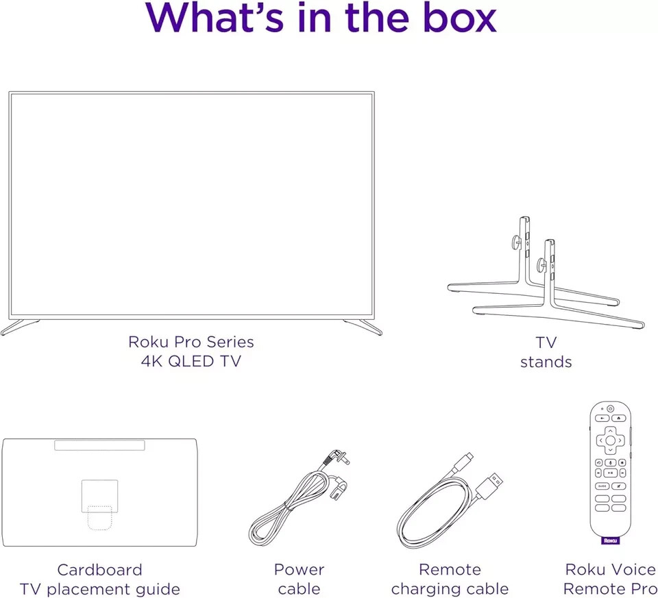 Roku 65" Class Pro Series Mini-LED QLED 4K Smart RokuTV | eBay