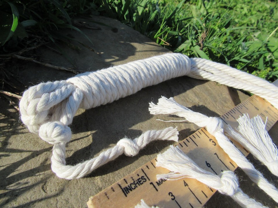 Artisan Cotton Disciplina Rope Whip (flogger): Tool of Initiation or ...