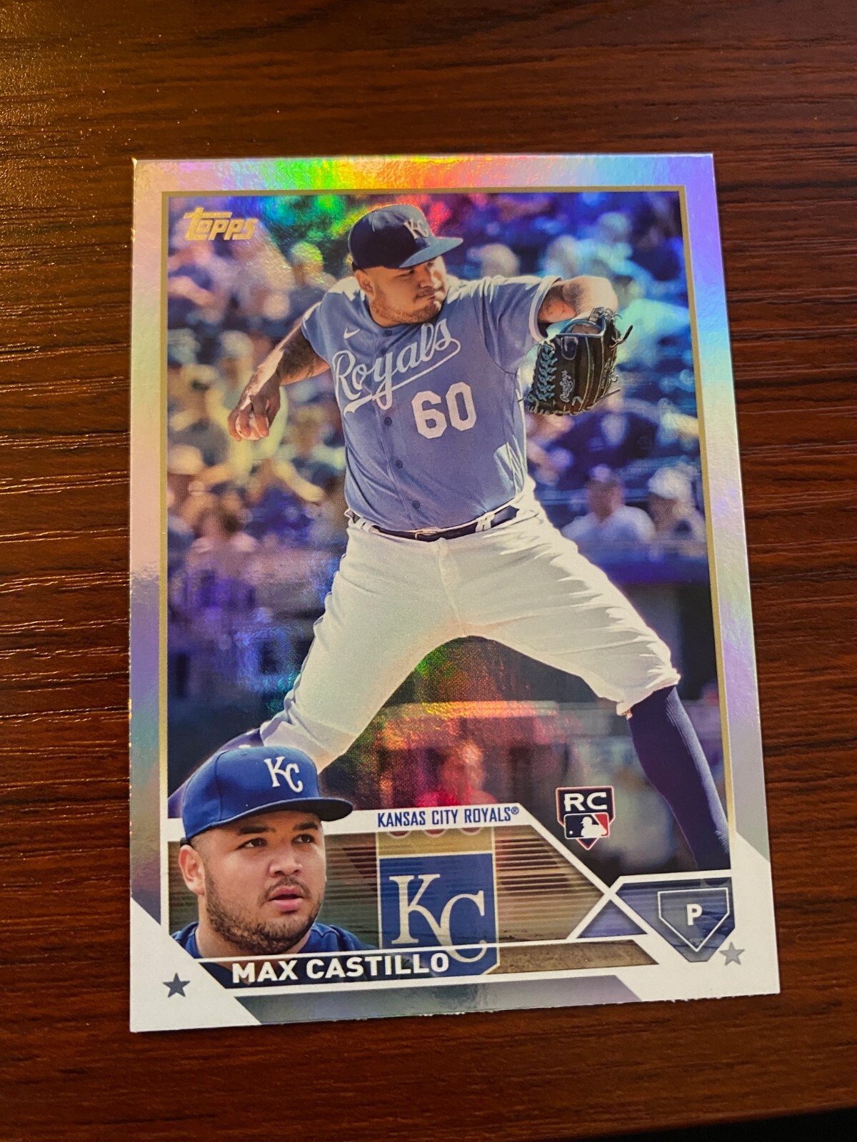 2023 Topps Series 1 Baseball Max Castillo RC Rainbow Foil | eBay