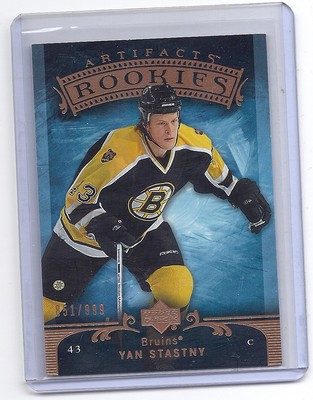 06-07 2006-07 ARTIFACTS YAN STASTNY ROOKIE RC /999 202 BOSTON BRUINS | eBay