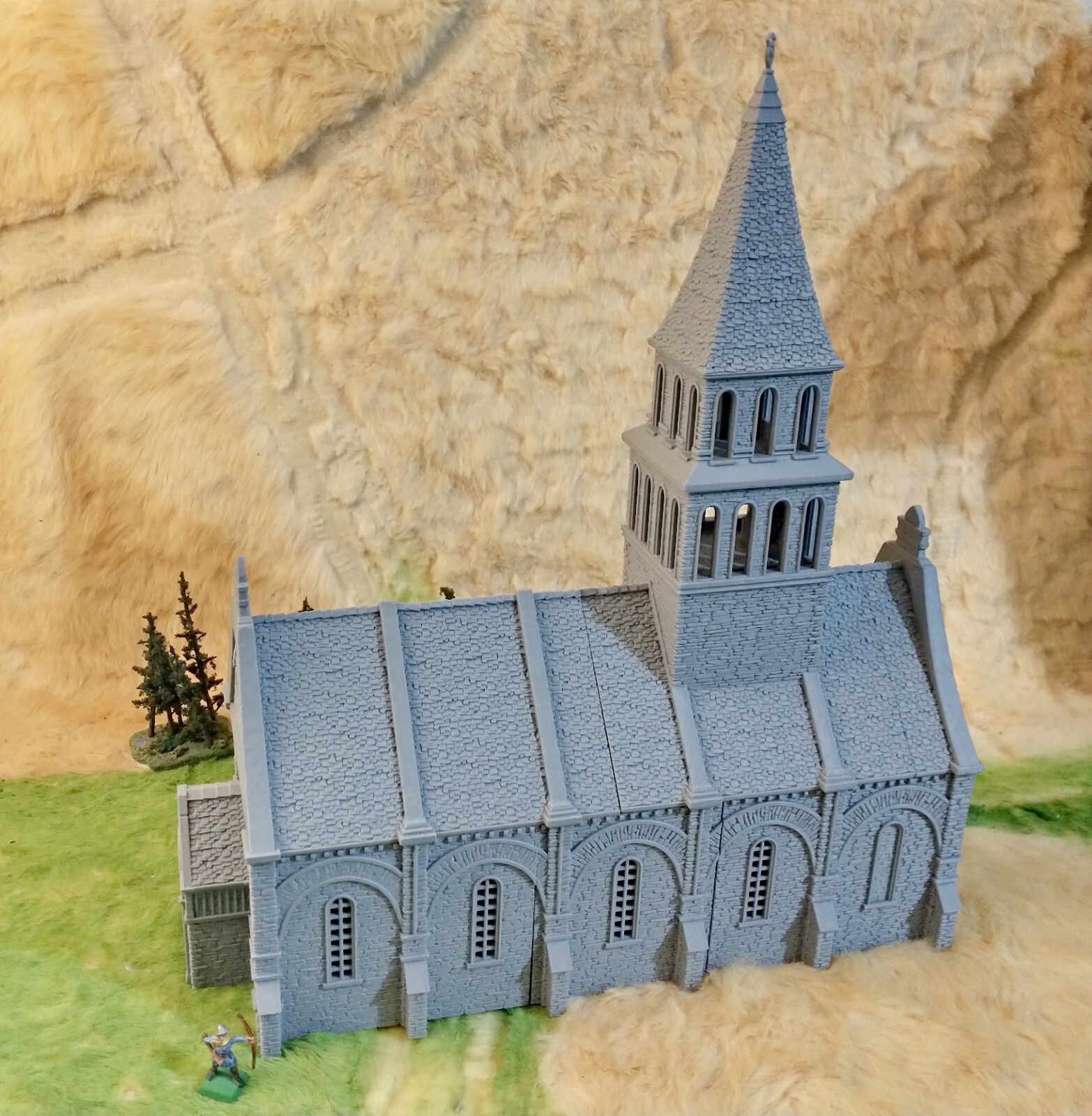 Greendale Church of the Dale 28mm Village Terrain D&D Warhammer Bolt ...