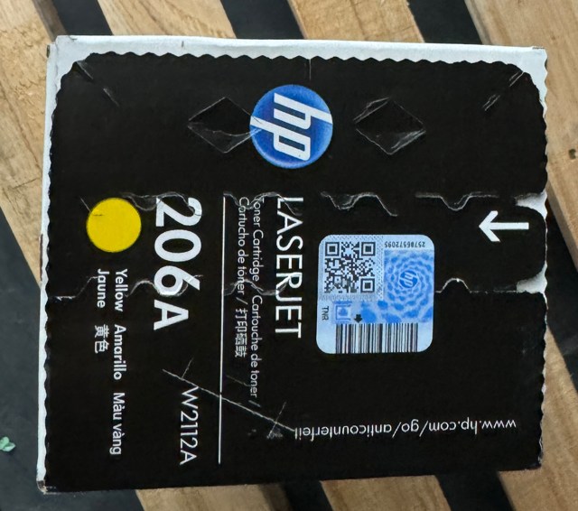 HP 206A SET W2110A W2111A W2112A W2113A Toner Cartridge Set- GENUINE | eBay