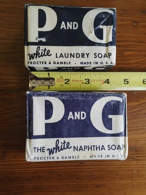 2-Vintage P and G The White Naphtha Soap And white Laundry Soap | eBay
