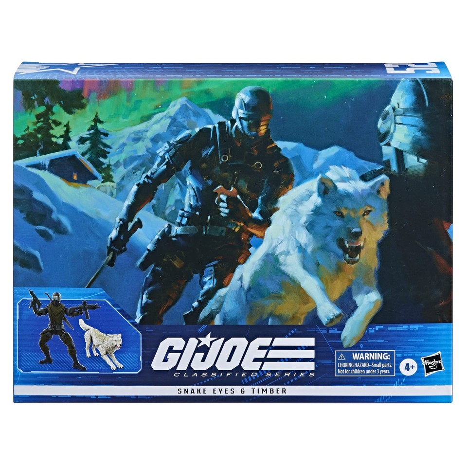 G. I. Joe Wolf Classified Series Snake Eyes & Timber Action Figures 52 ...