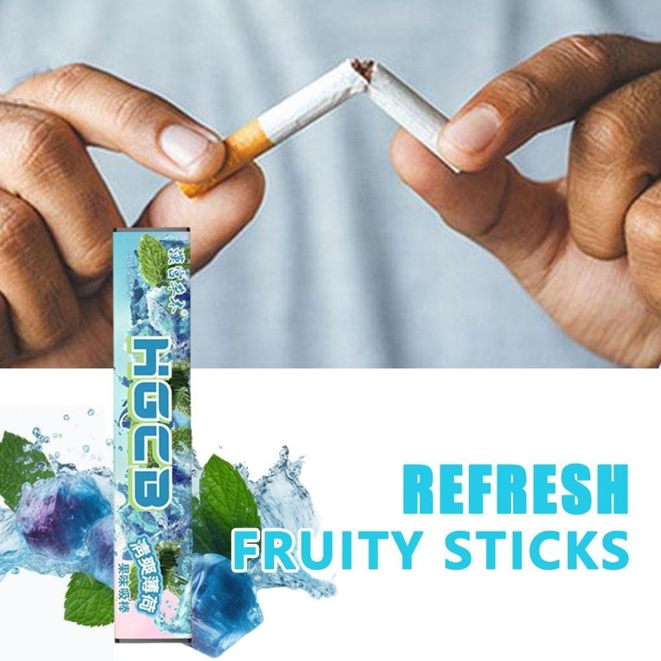 Fruit Flavor Stick Relief Smoking Addiction Fresh Breath Cigarette D3P7 ...