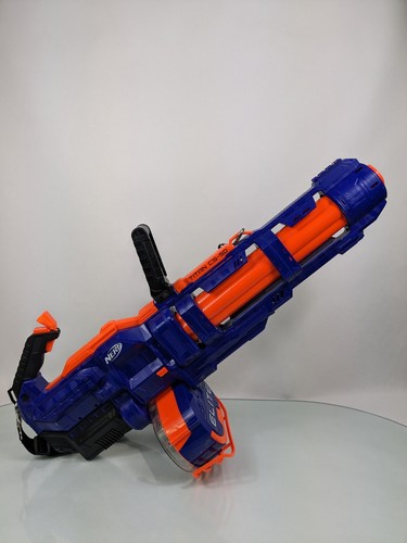 Nerf E2865 Elite Titan CS-50 50-Dart Toy Blaster Mini gun Automatic ...