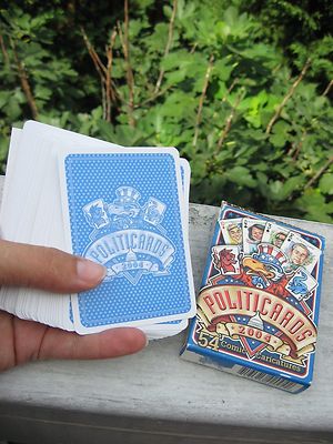 54 COMIC CARICATURES POLITICAL PLAYING CARDS 2004 | eBay