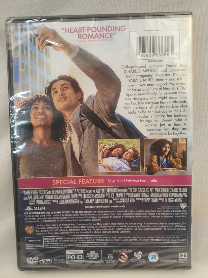 THE SUN IS ALSO A STAR DVD YARA SHAHIDI NEW SEALED 883929668595| eBay