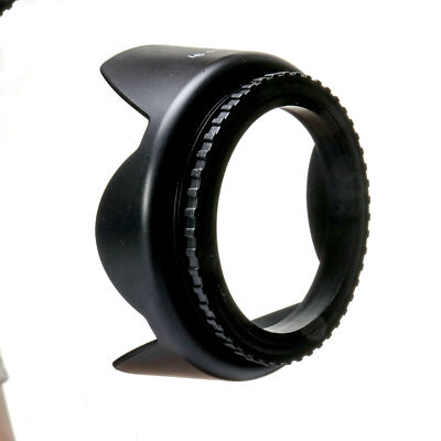 1PC Tulip Petal Flower Crown Lens Hood 67mm for Canon 18-135 Nikon ...