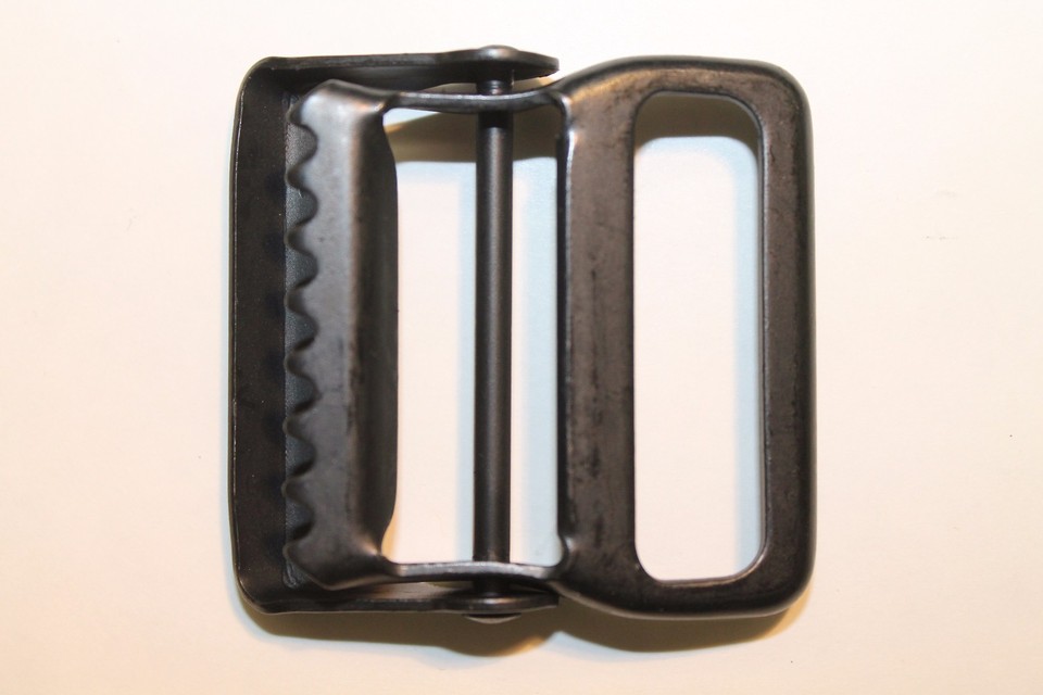 Military Web Strap Tongueless Hinge Buckle, 1 1/2", Mil-Spec, Black ...