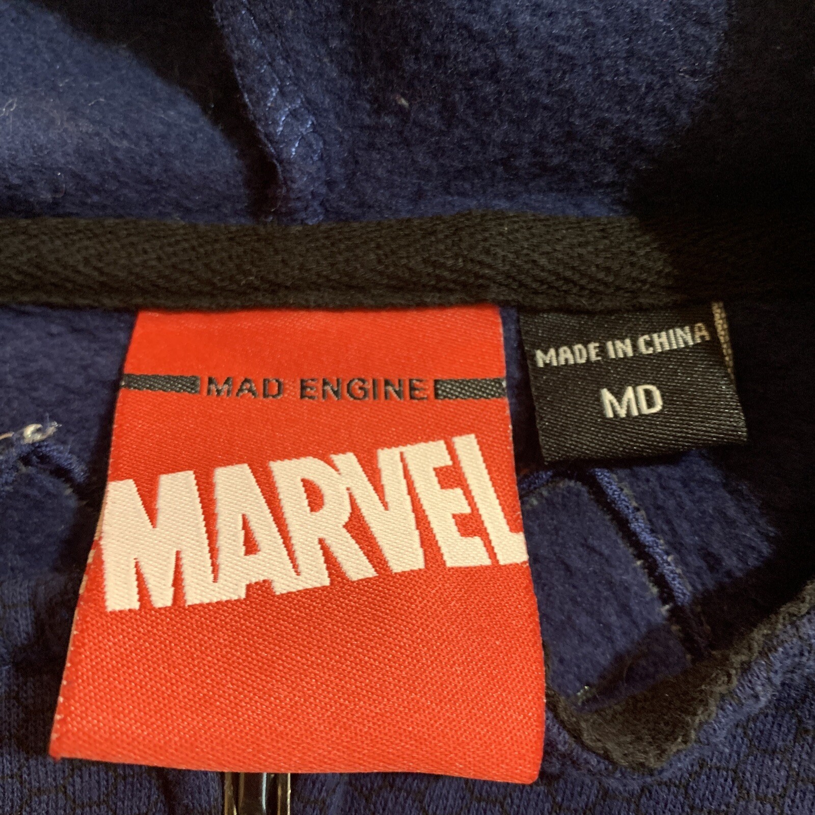 Marvel Captain America Mad Engine Hoodie/Mask Full Zi… - Gem
