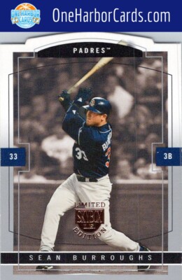 2004 SkyBox LE San Diego Padres Baseball Card #53 Sean Burroughs | eBay