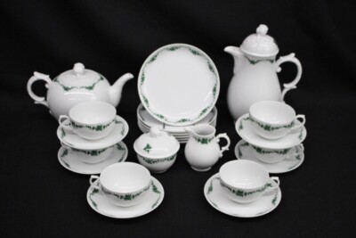 25 Pc. Vtg. Furstenberg Germany Porcelain China #02762 Tea & Coffee Set ...
