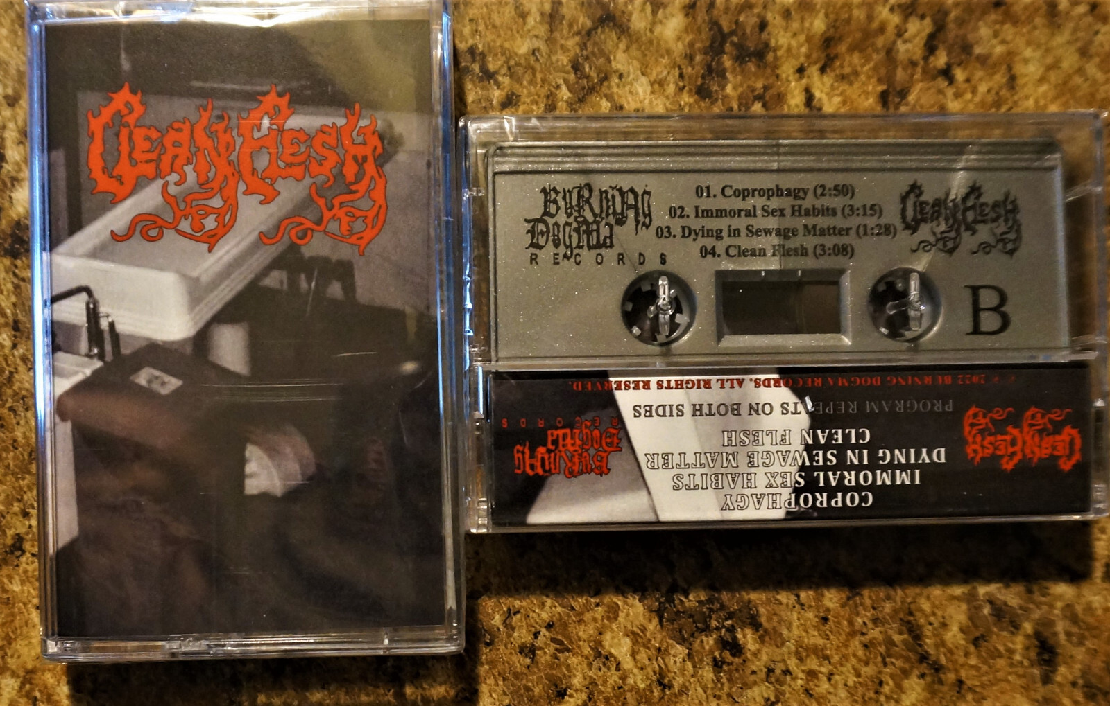 Clean Flesh Cassette Limited Heinous Killings, Devourment,Disgorge ...