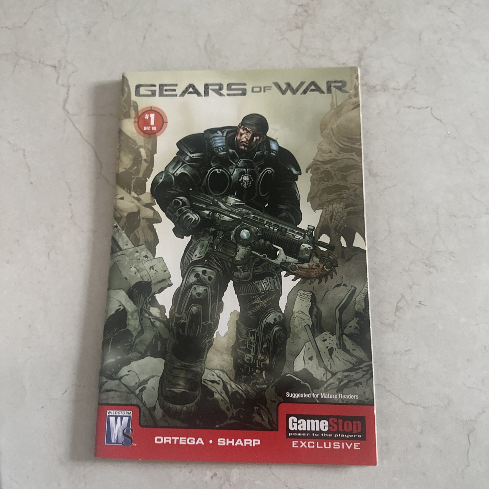 Gears Of War #1 Dec 2008 GameStop Exclusive Variant Joshua Ortega Comic ...