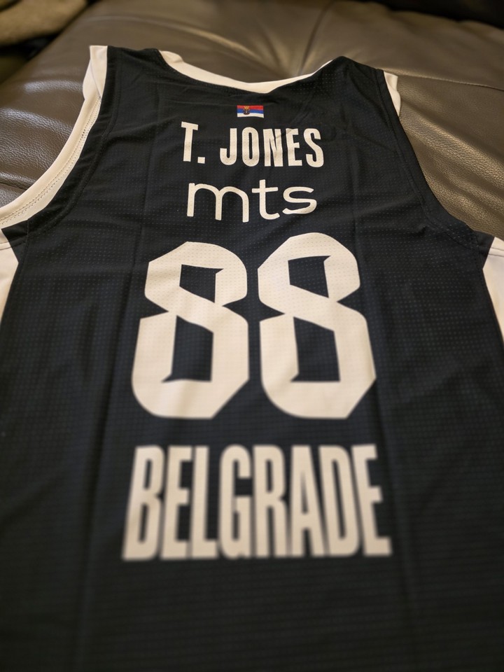 tyrique jones jersey canotta maglia euroleague eurolega Partizan ...