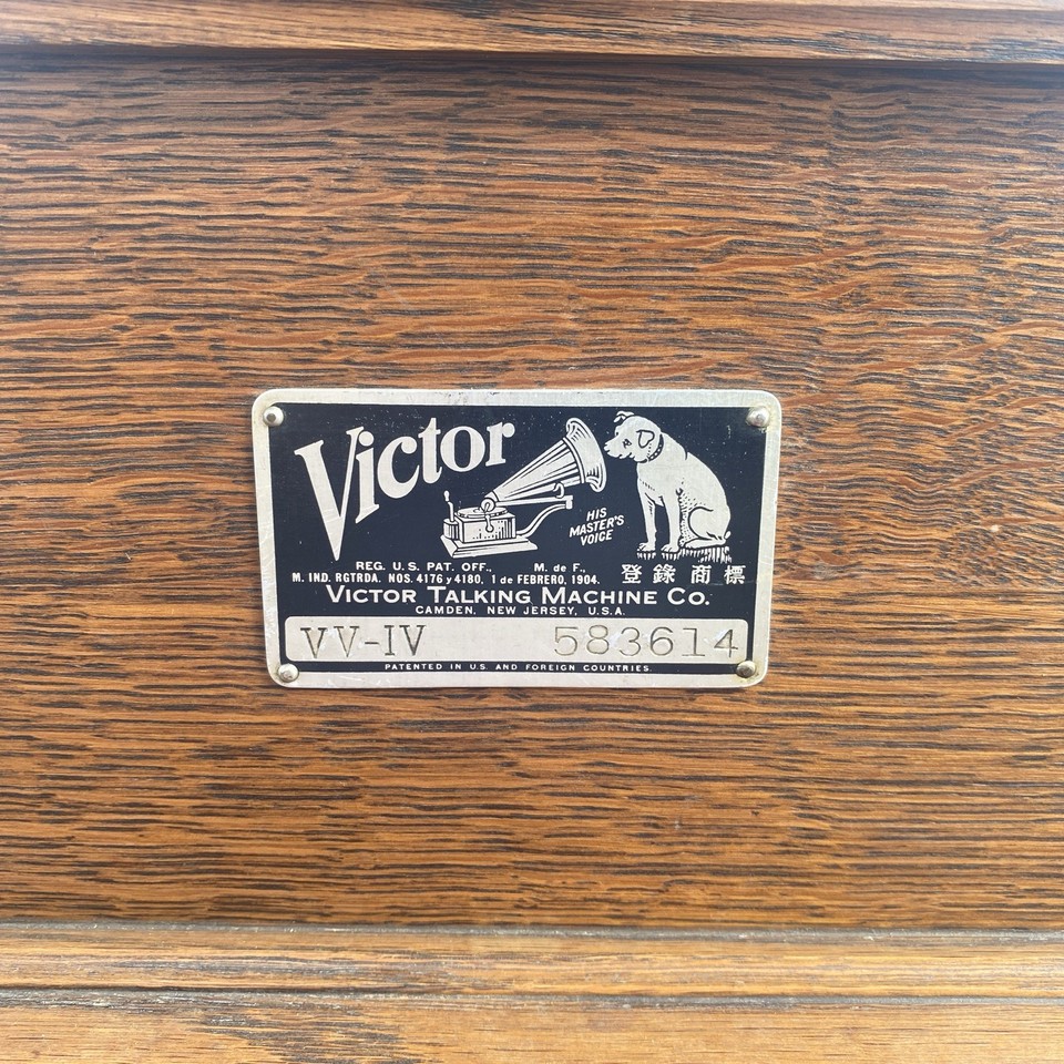 Victor VV-IV Antique Talking Machine Tabletop Phonograph | eBay