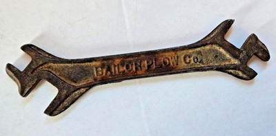 Vintage Rusty Atchison Kansas Bailor Plow Co Farm Wrench / Tool | eBay