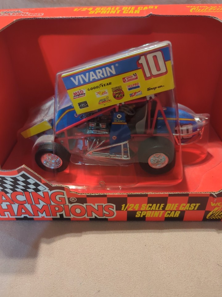 Dave Blaney 1/24 1996 Diecast World of Outlaws Vivarin Sprint Car #10 ...