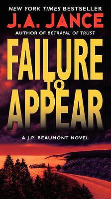 Failure to Appear, J. A Jance, Paperback 9780062086396 | eBay