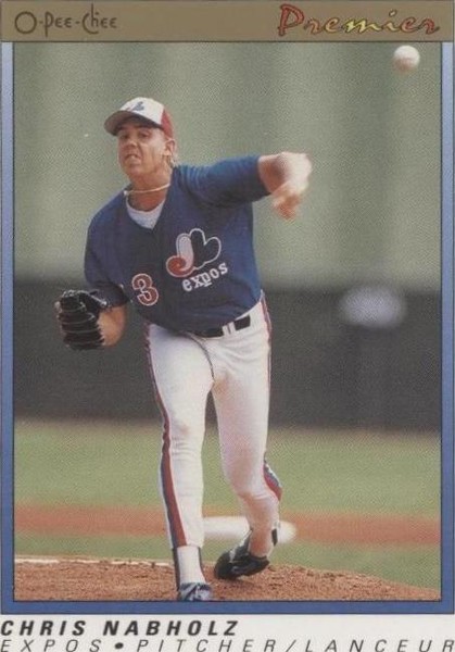 1991 O-Pee-Chee Premier - #87 Chris Nabholz (RC) for sale online | eBay