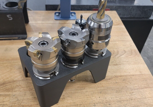 2-Pack CAT40/BT40/NMTB40 CNC Tool Holder Rack - Holds 12 Tools, 40 ...