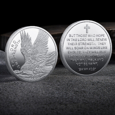 The lord is my strength Bible isaiah 40:31 Art Craft SILVER Challenge ...