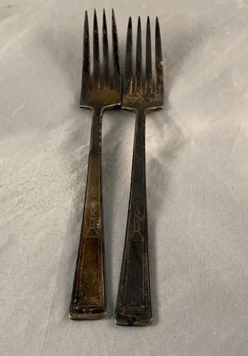1835 R. Wallace Buckingham Pattern Salad/Dinner Fork Set of 2 ...