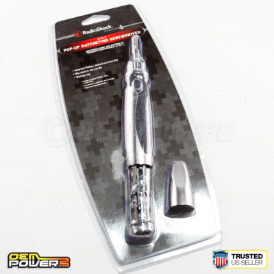 Radio Shack 11-in-1 Pop Up Ratcheting Screwdriver Philips Flat Torx ...