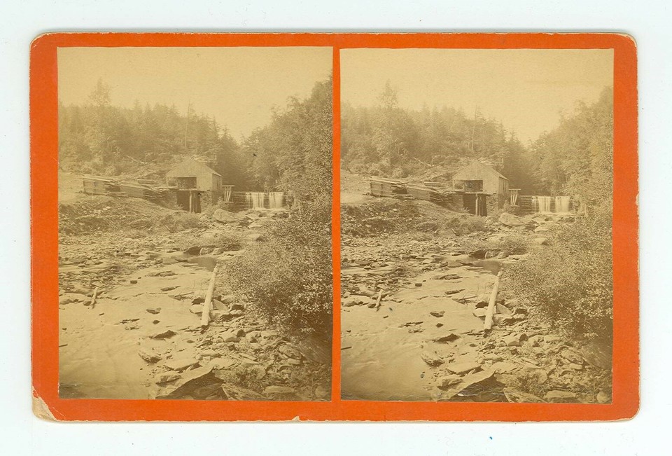 B4129 Hensel 605 The Old Sawmill & Entrance to Shohola Glen ...