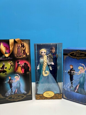 Disney Designer Fairytale Elsa And Hans Dolls Limited Edition 6000 with ...