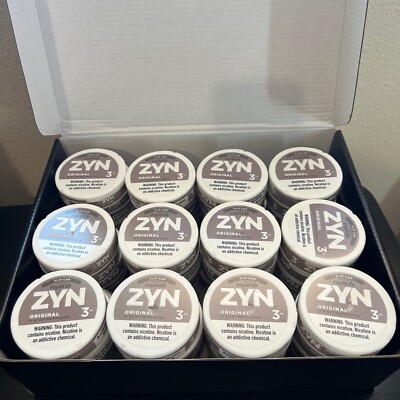 60 Pack Empty Tin Cans Lot Of ZYN Original 3MG Cans w/Rewards [FREE ...