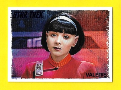 2021 Women of Star Trek Art and Images Blue Parallel #61 Lt. Valeris ...