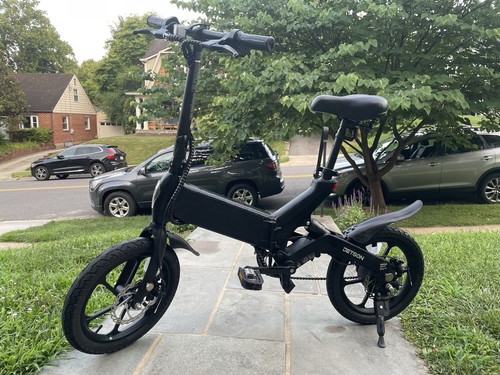 Jetson Haze Folding Electric Bike 350W 15.5MPH Lightweight Commuter E ...