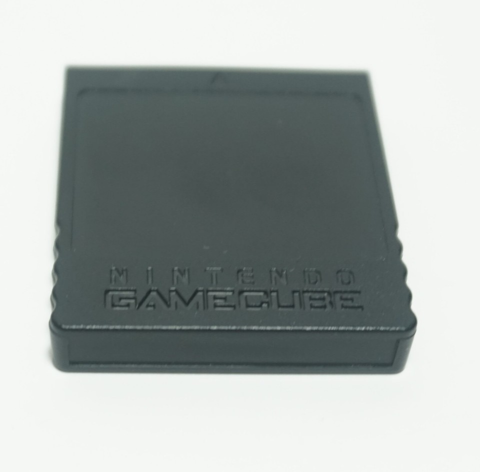 Nintendo Gamecube Memory Card Official OEM 59 251 Block Black Gray ...