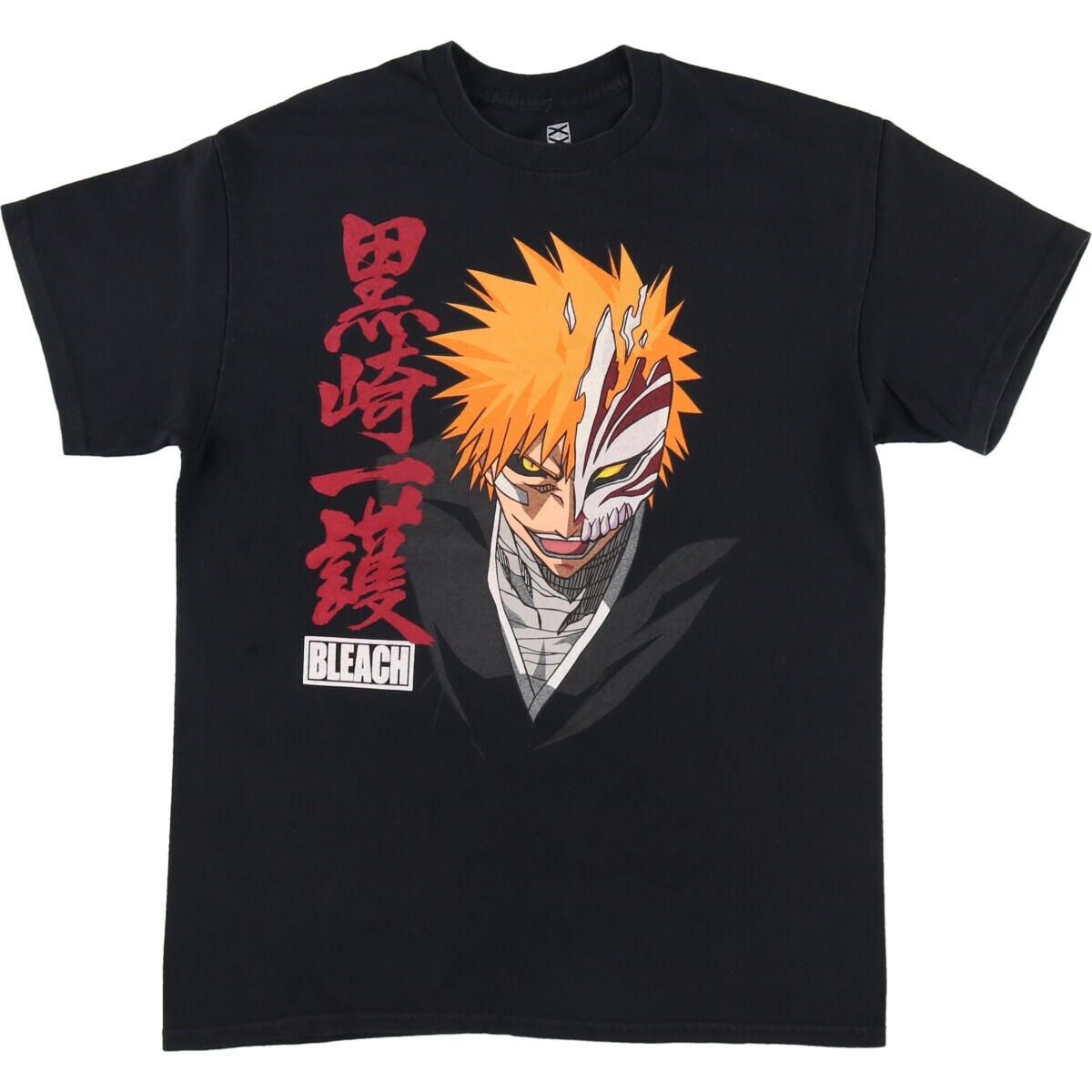 BLEACH Ichigo Kurosaki Anime Character Print T-Shirt … - Gem