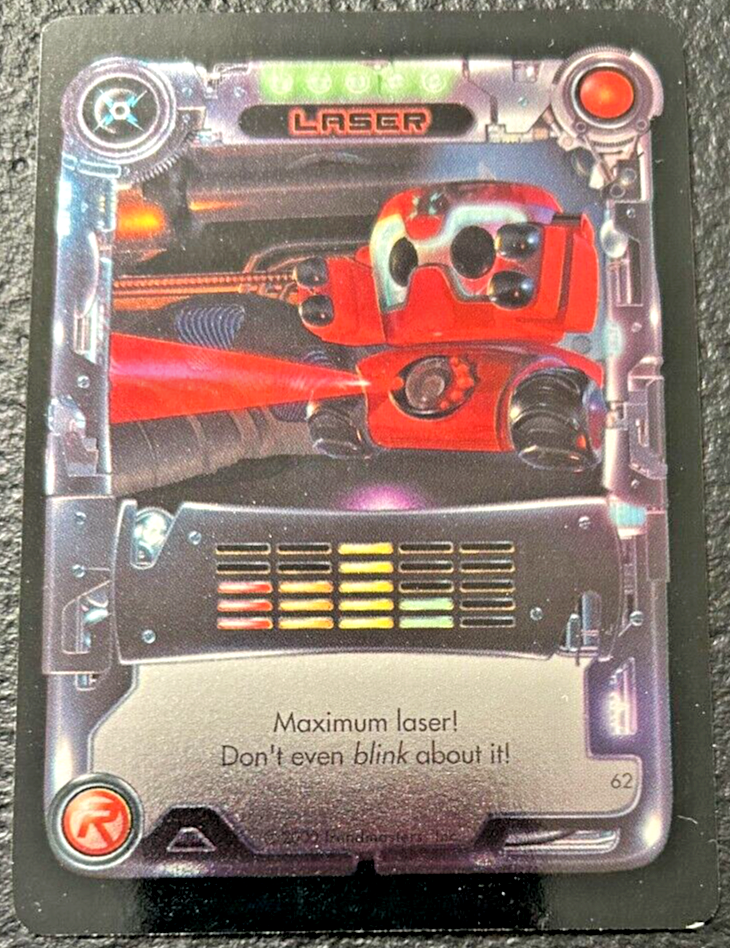 RUMBLE ROBOTS - LUG NUT - LASER 5 CARD - FOIL! - NEAR MINT | eBay
