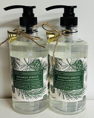 2-Pack Sugared Spruce Luxurious Hand Soap with Aloe Vera 25 fl oz Each ...