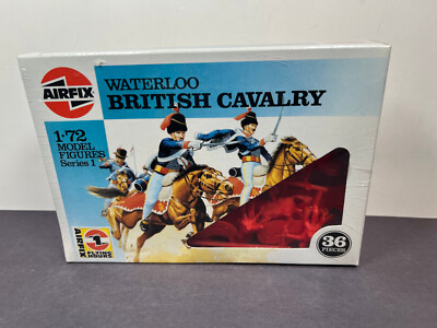 Airfix WATERLOO BRITISH CAVALRY Series 1 1:72 Scale Model Kit 01743 ...